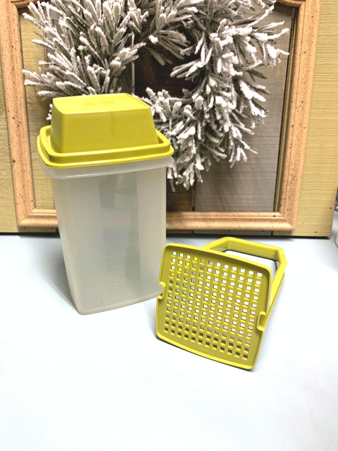 Vintage Tupperware Pickle Keeper 2 Piece 1330-4 & 1332-4 Green - Etsy