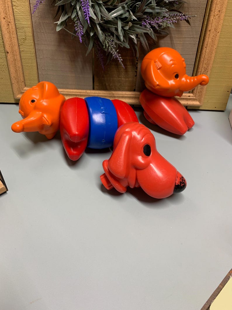 Vintage Tupperware Zoo-it-yourself Elephant Missing Tail - Etsy