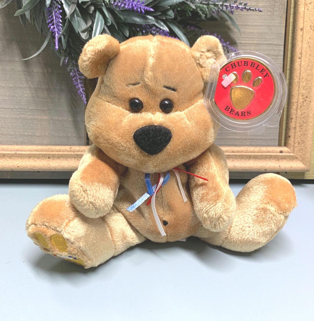Chubbley Bear - Jubilee - Retired - UK - Etsy