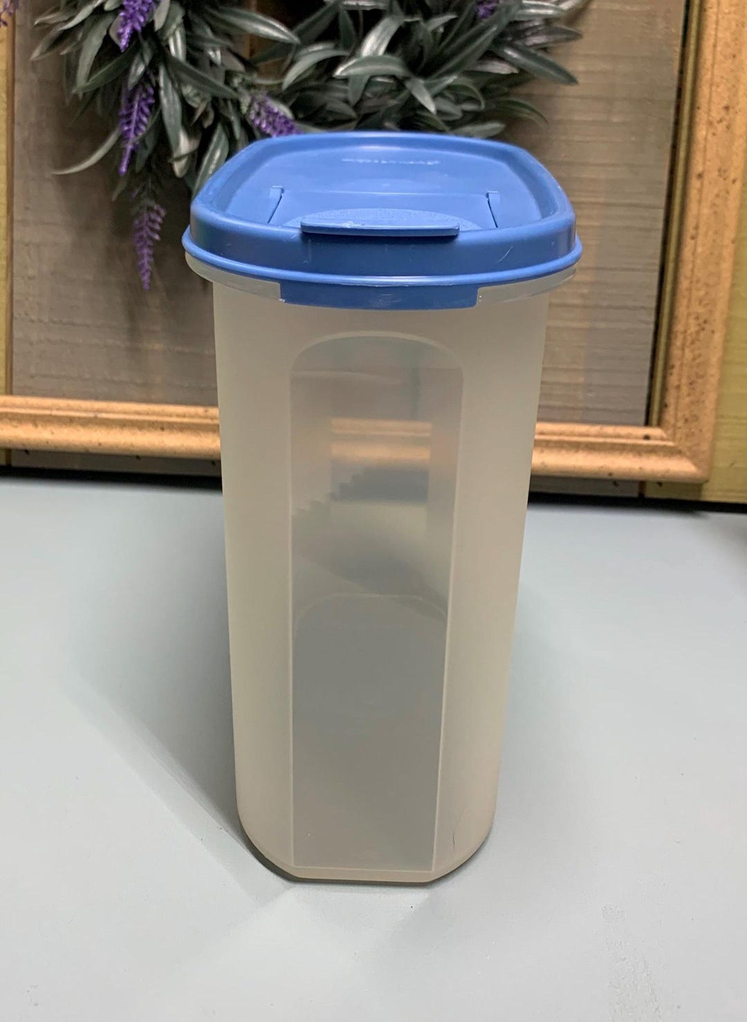 Tupperware Modular Mate Bottom #1613-7 Blue Lid #1617-18 - Etsy