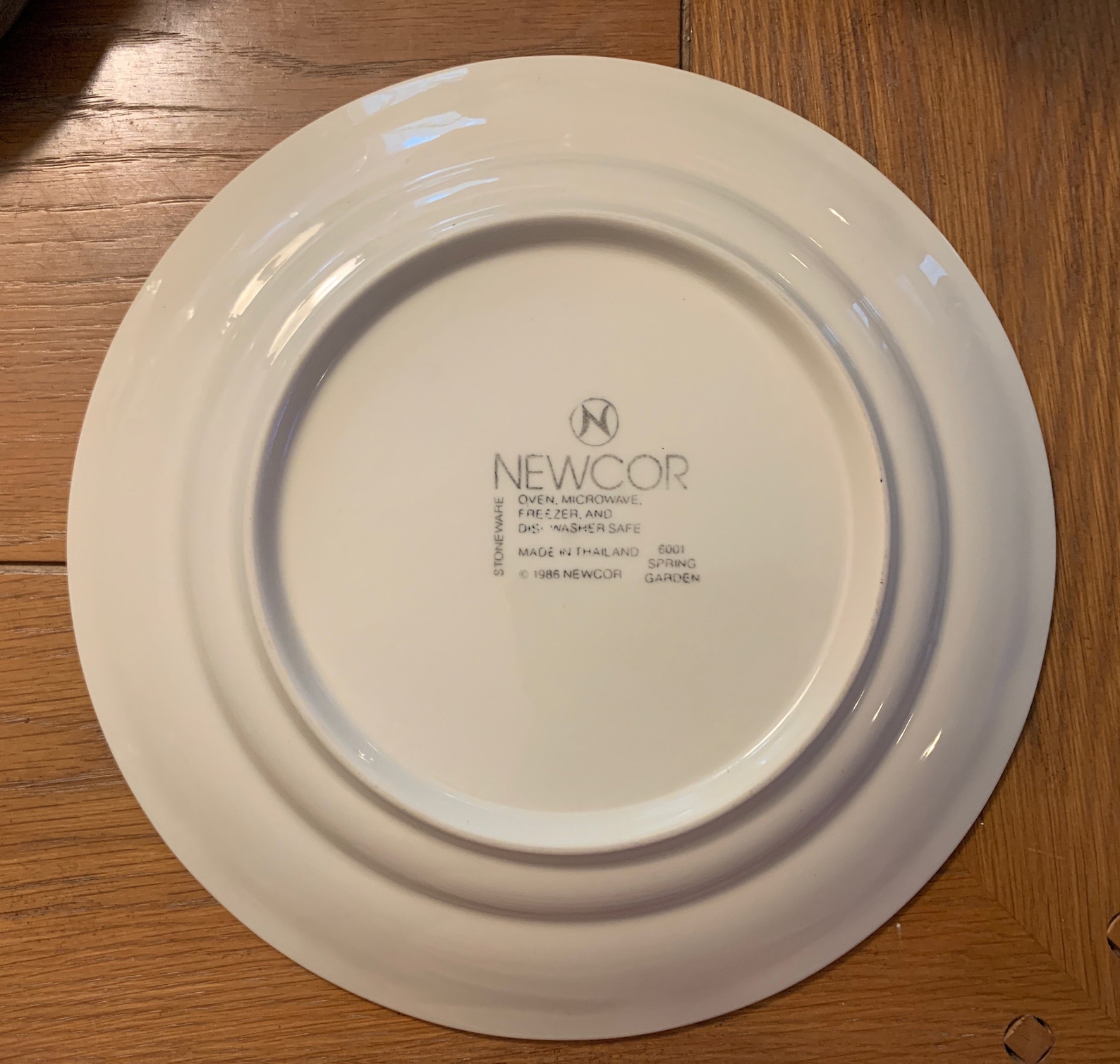 Newcor Stoneware 6001 Spring Garden Dinner Plate - Etsy