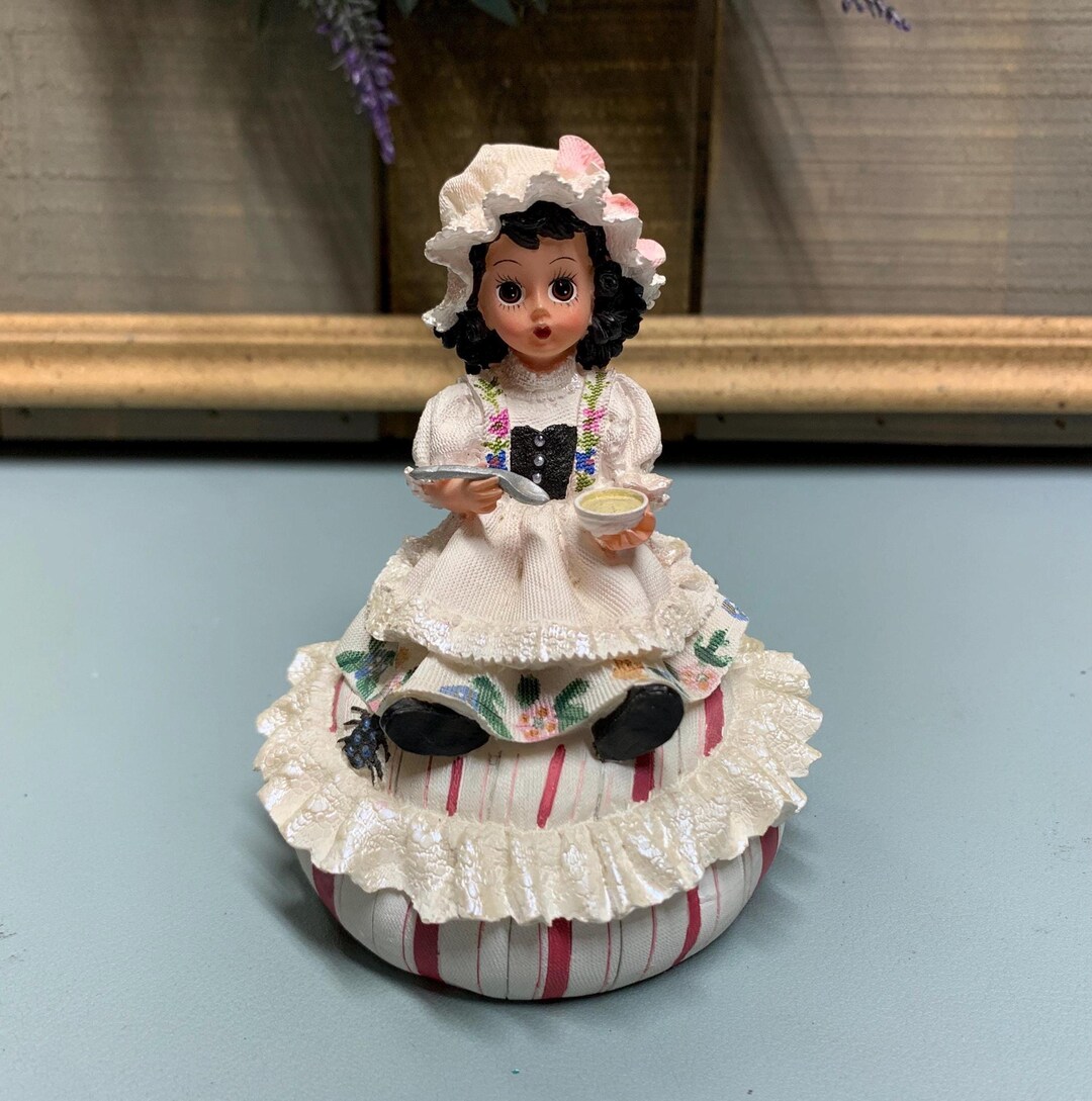 Madame Alexander Little Miss Muffet Trinket Dish Keepsake Box - Crica ...