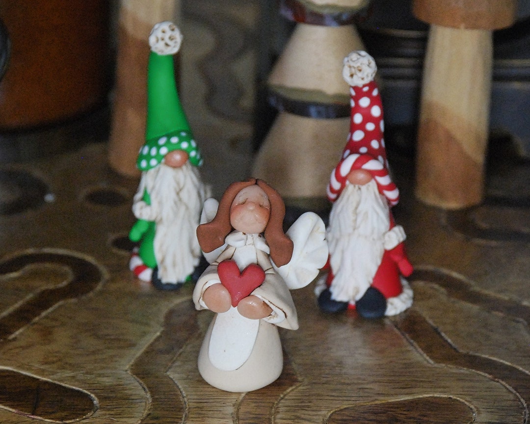 Sculpted Whimsical Angel Gnomes to Add a Little Cheer to Your Holiday ...