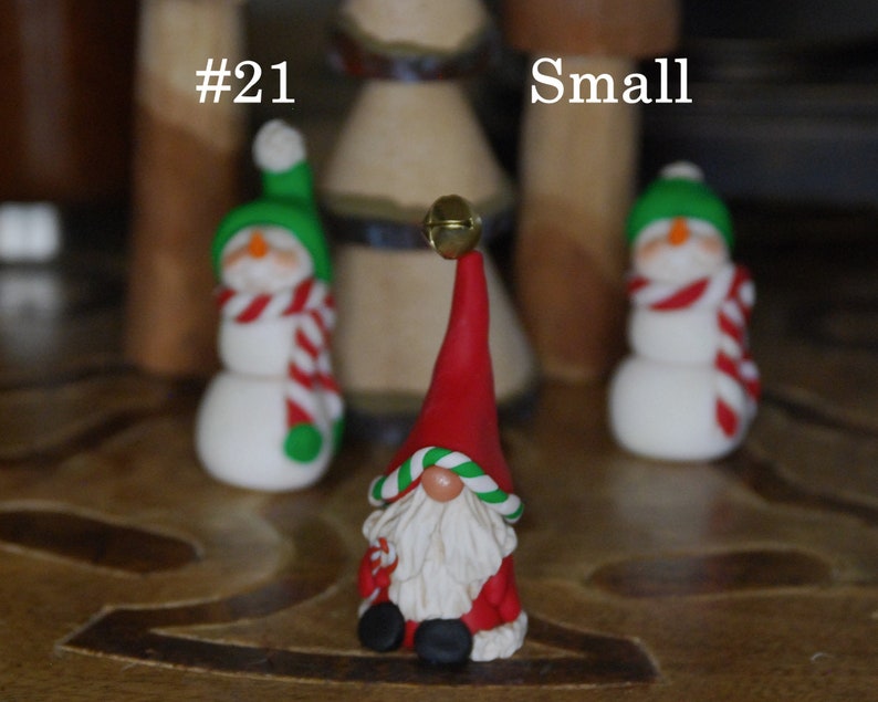 Sculpted Santa Gnome: Whimsical FIMO Clay Christmas Decor - Etsy