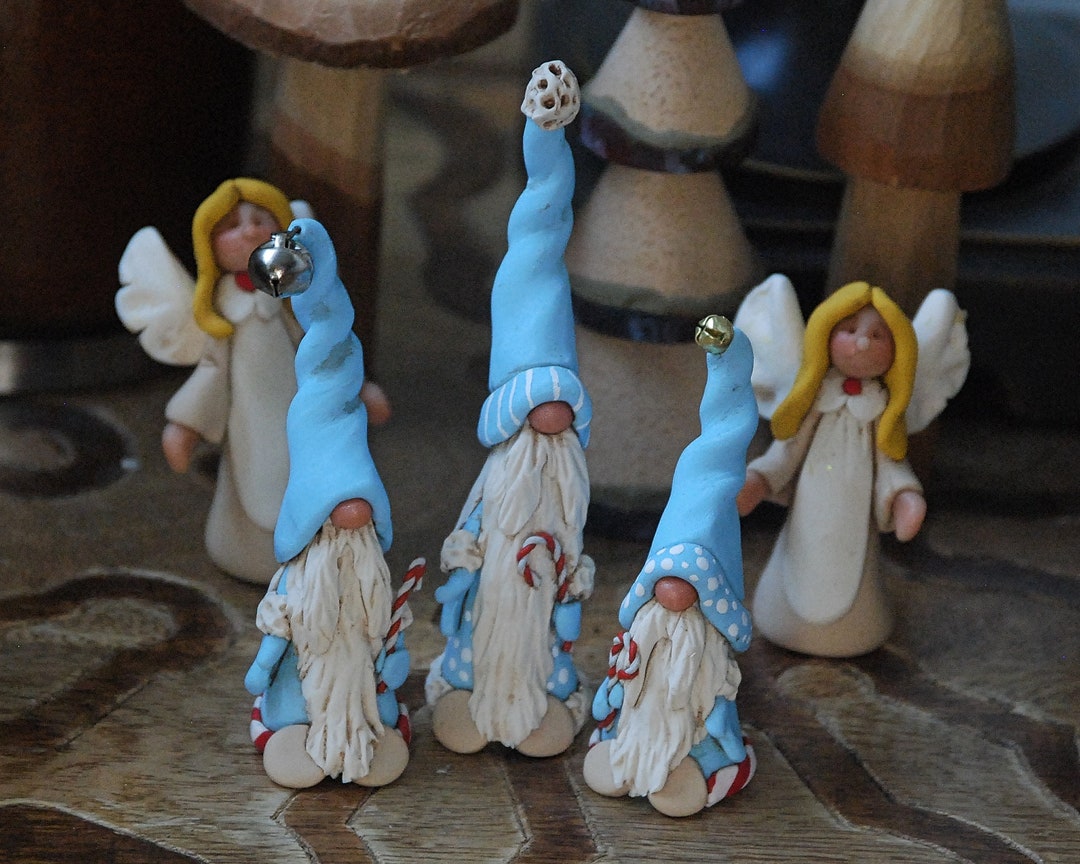 Sculpted Whimsical Santa Gnomes to Add a Little Cheer to Your Holiday ...