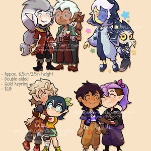 The Owl House Watching and Dreaming Acrylic Charms 6.5cm/2.5in Titan ...