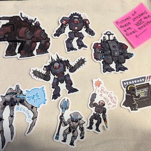 PREORDER Helldivers Automatons/illuminate Sticker Set - Etsy