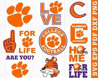 Clemson cricut | Etsy