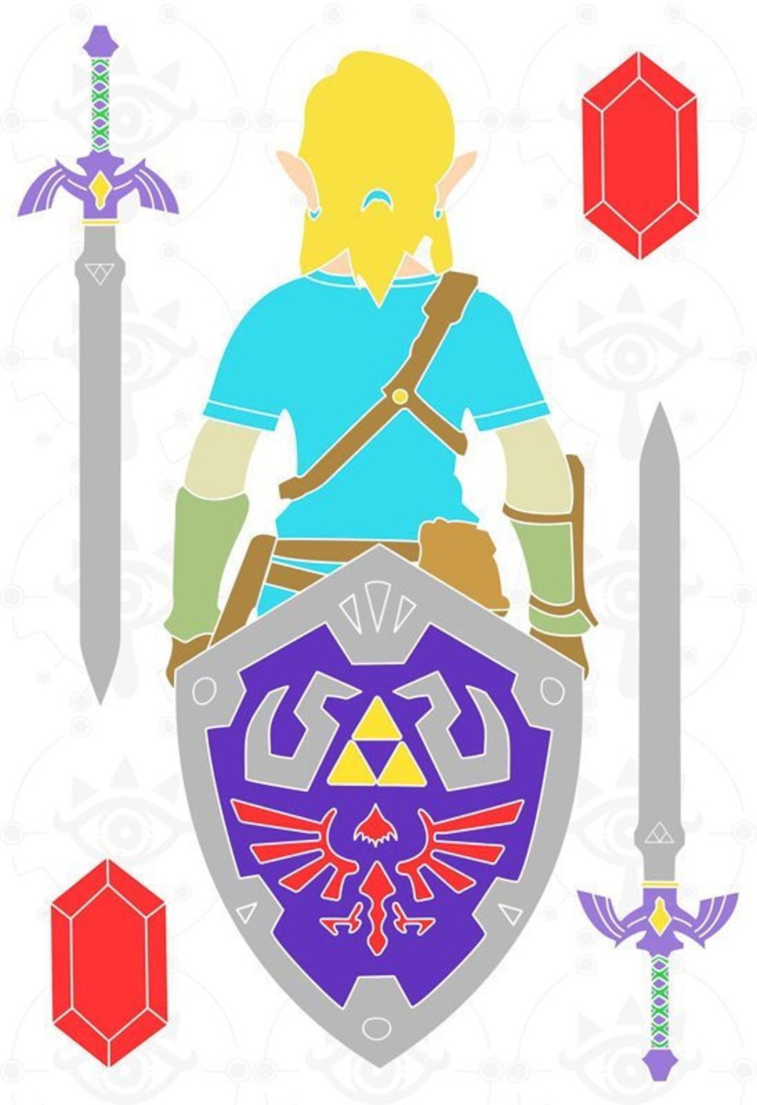 Link of Rupees Print - Etsy