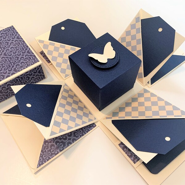 Exploding Box Template - Etsy