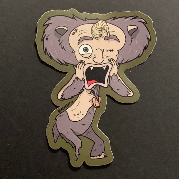 Big Mouth Rick Hormone Monster 4 Vinyl Sticker | Etsy