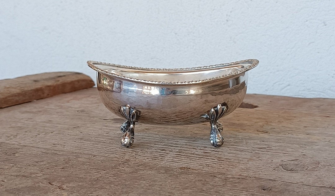Antique Italian Silver Sugar Bowl, Table Decoration, Coffee Table Decor ...