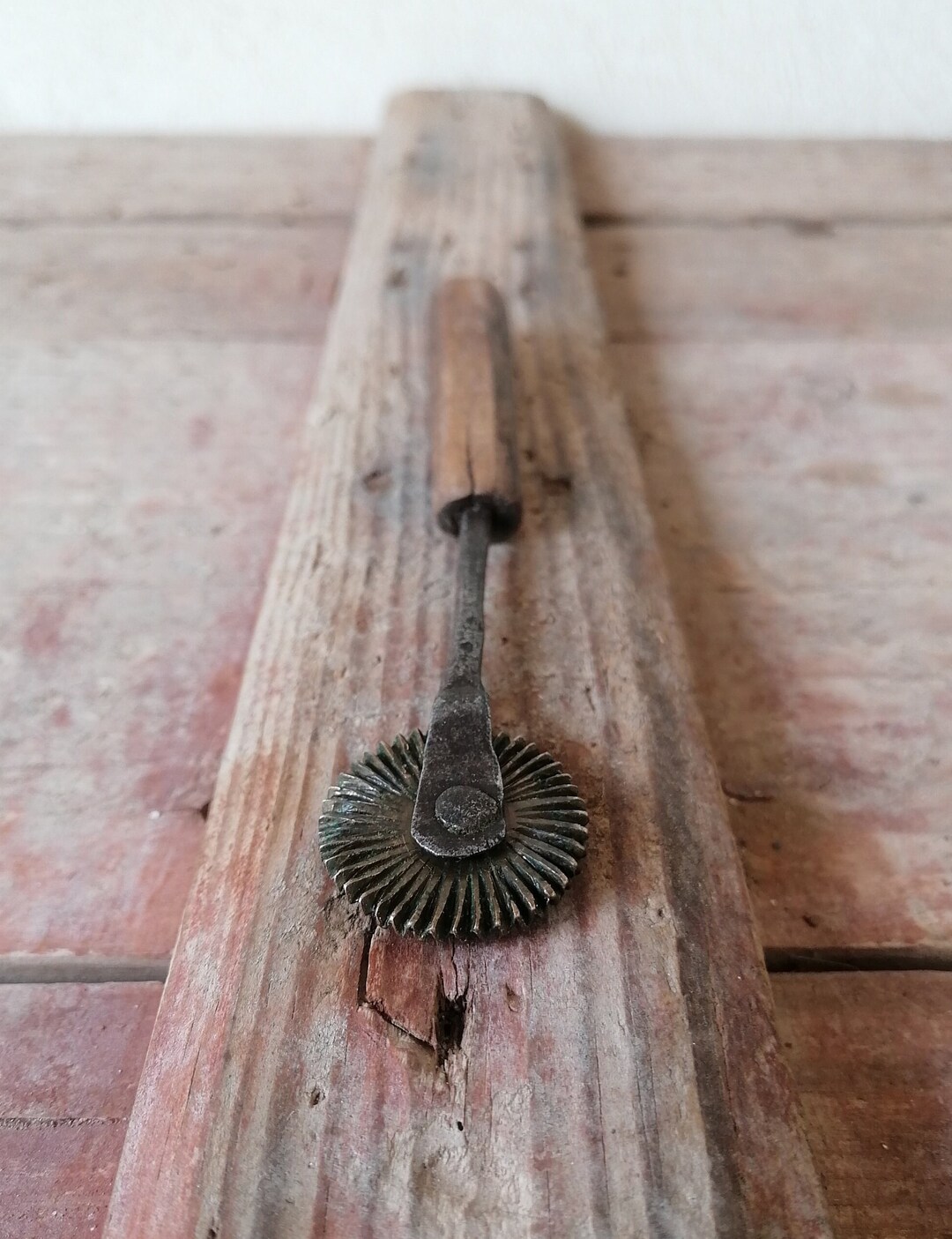 Ancient Italian Pasta Wheel in Forged Iron and Brass Antique - Etsy
