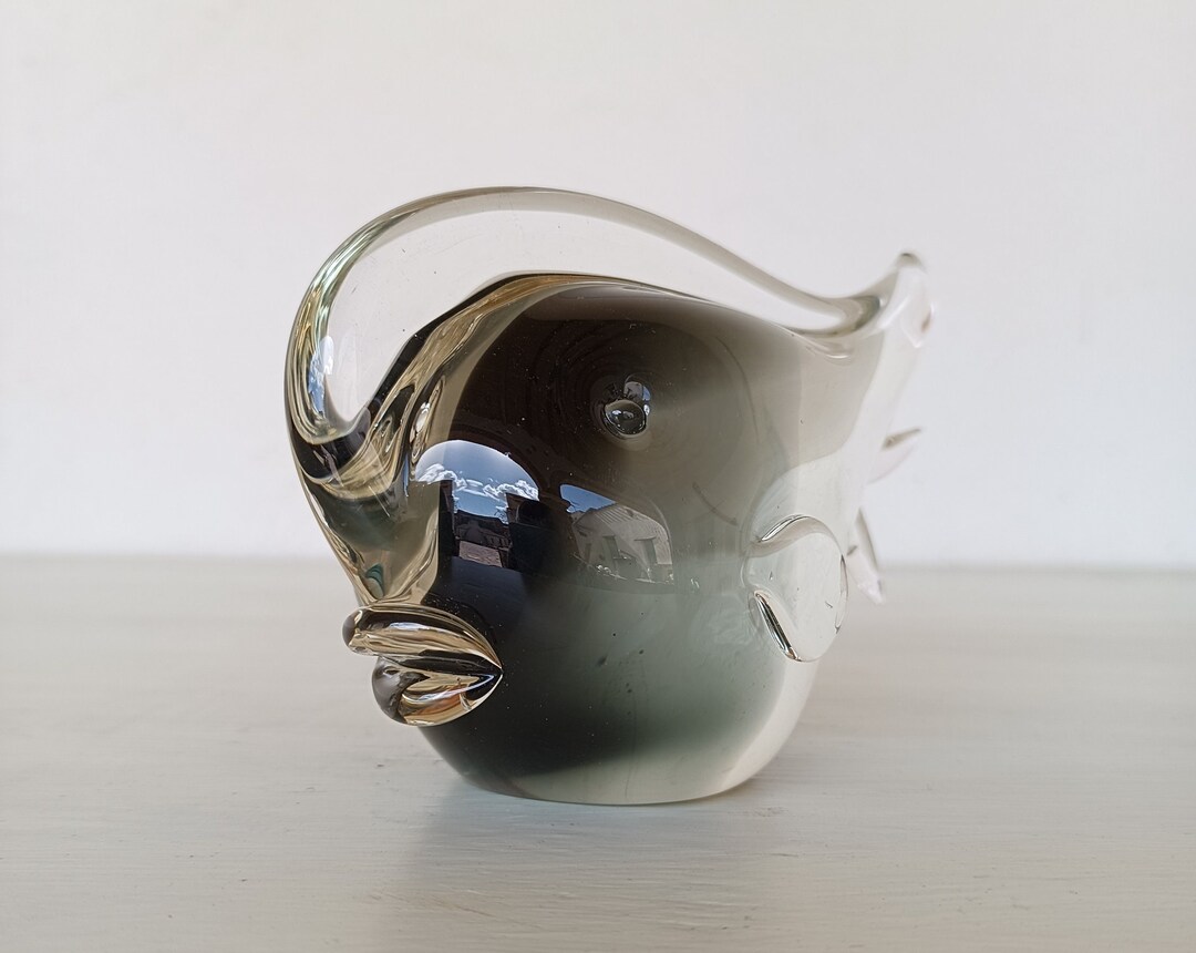 Murano Glass Fish, by Vincenzo Nason, 1970s, Collectible, Transparent ...