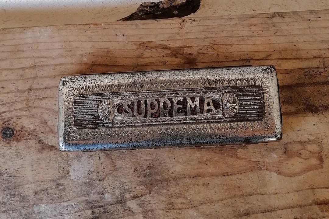 Mouth Harmonica, Supreme From the 50s / 60s, Italian, Two-tone, Musical ...