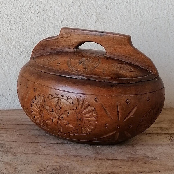 Antique Wood Sugar Box - Etsy
