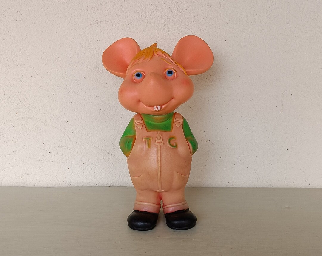 Topo Gigio, Italian Soft Plastic Puppet, Collectible, Vintage Toys ...