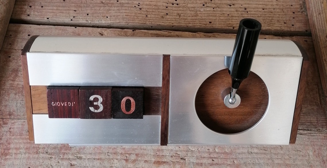 Perpetual Calendar of the 80s Desk Vintage Date Display With - Etsy