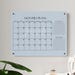 Personalized Acrylic Monthly Calendar Dry Erase Monthly Acrylic Planner ...