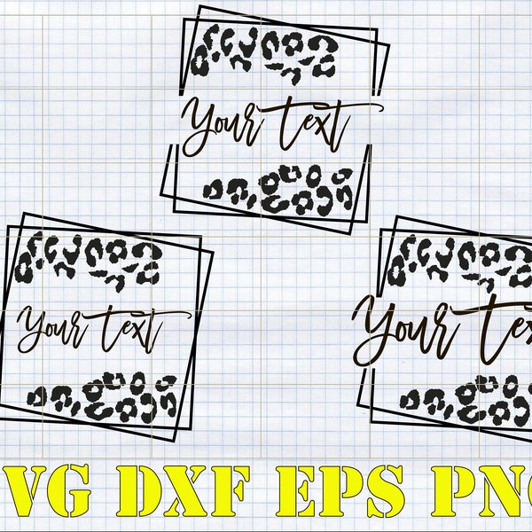 Leopard Bundle Svg - Etsy