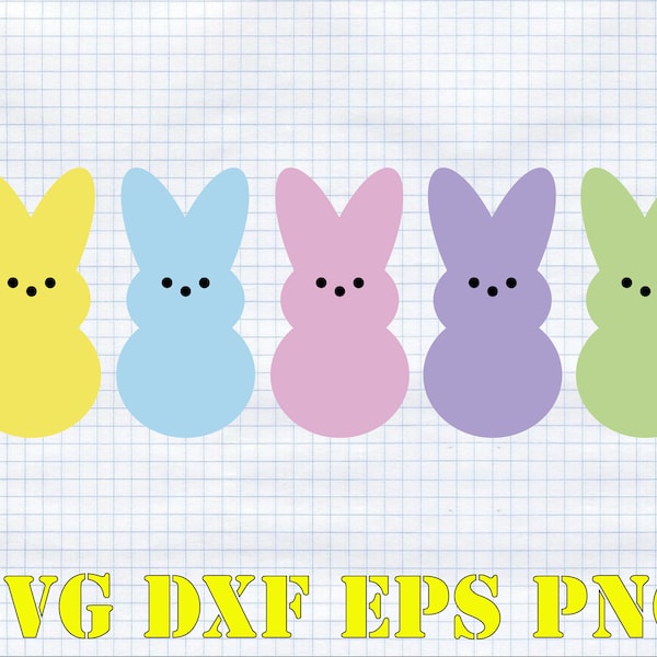 Marshmallow Peeps - Etsy