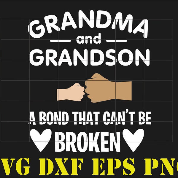 Mimi and Grandson Bond Cant Be Broken Svg - Etsy