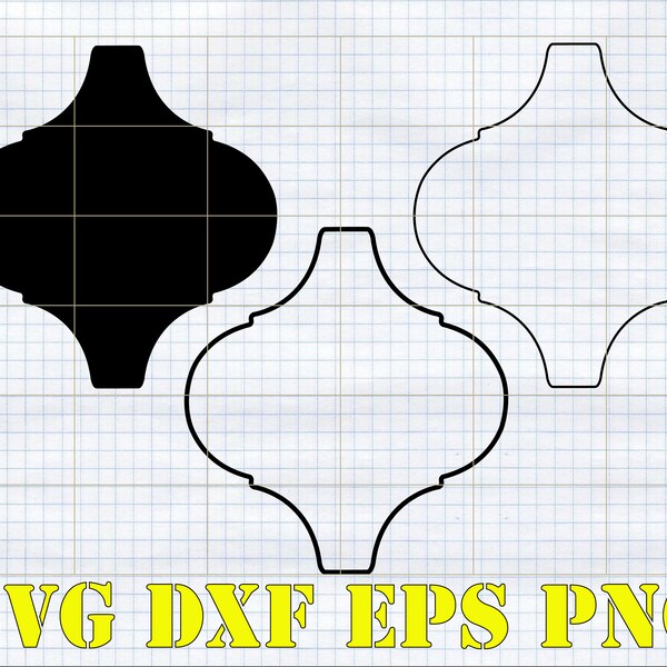 Arabesque Tile Svg - Etsy