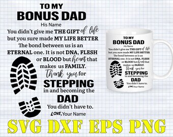 To My Bonus Dad - Etsy