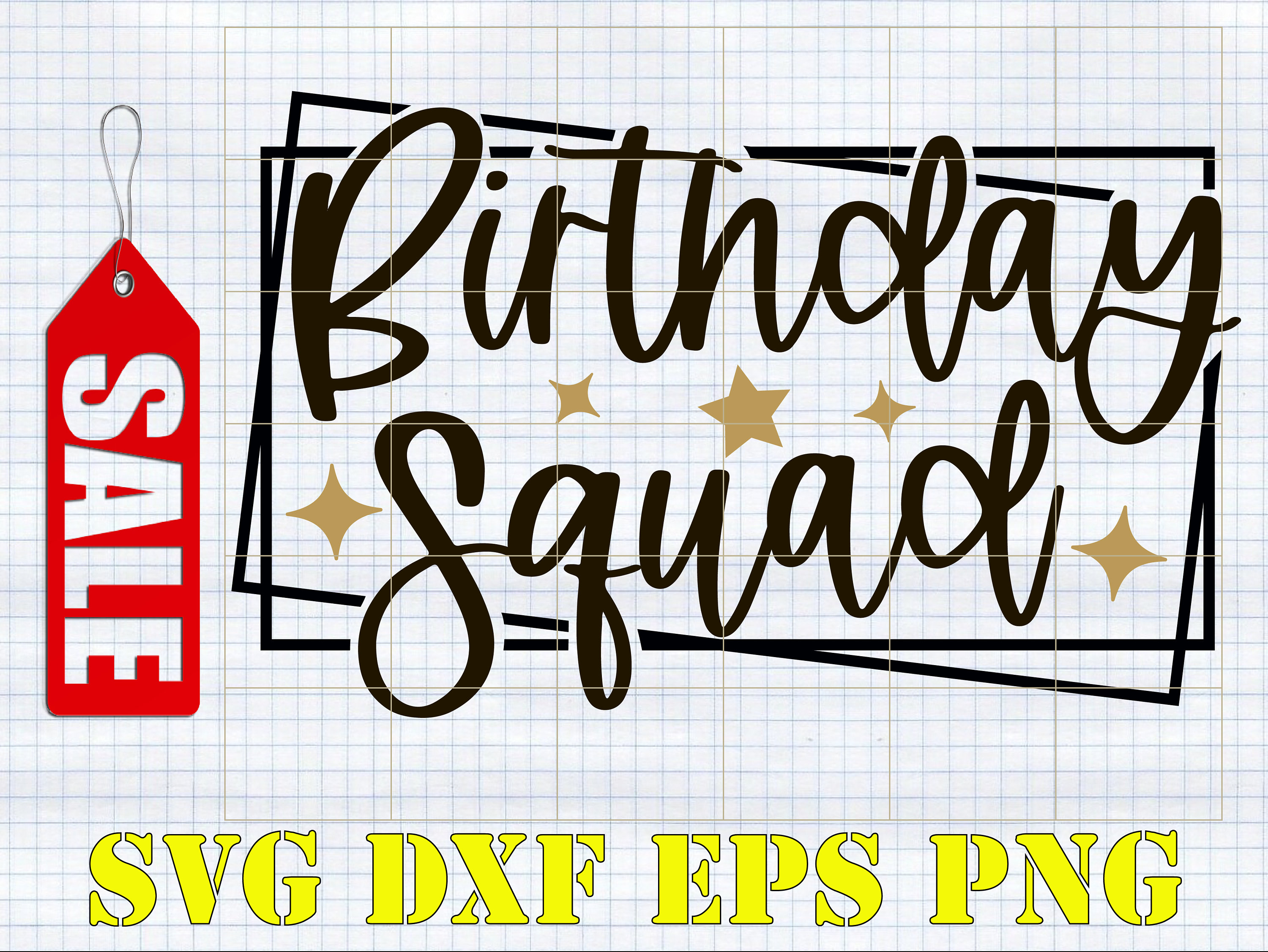 Birthday Squad SVG PNG Birthday Svg Birthday Saying Svg - Etsy UK