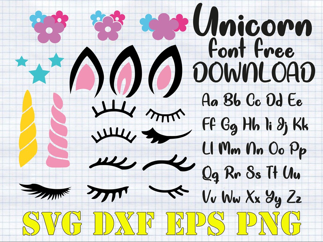 Unicorn Kit Svg Unicorn SVG Unicorn Head Svg Unicorn Horn - Etsy