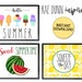 Printable Summer Decor, Hello Summer, Ice Cream, Popsicles, Sweet ...
