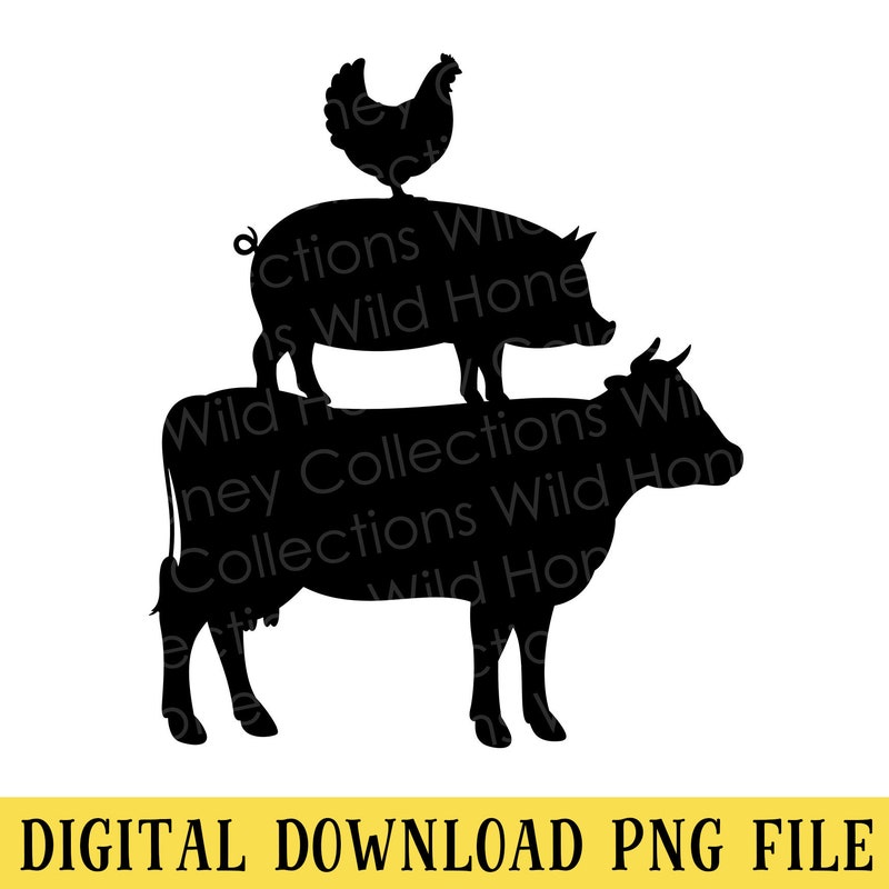 Chicken and Pig Decor - Etsy