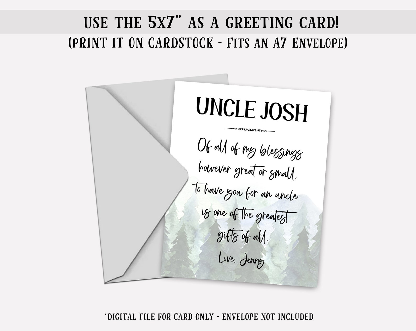 Gift for Uncle Special Uncle Personalized Gift for Uncle - Etsy