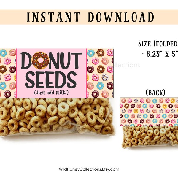 Donut Seeds - Etsy