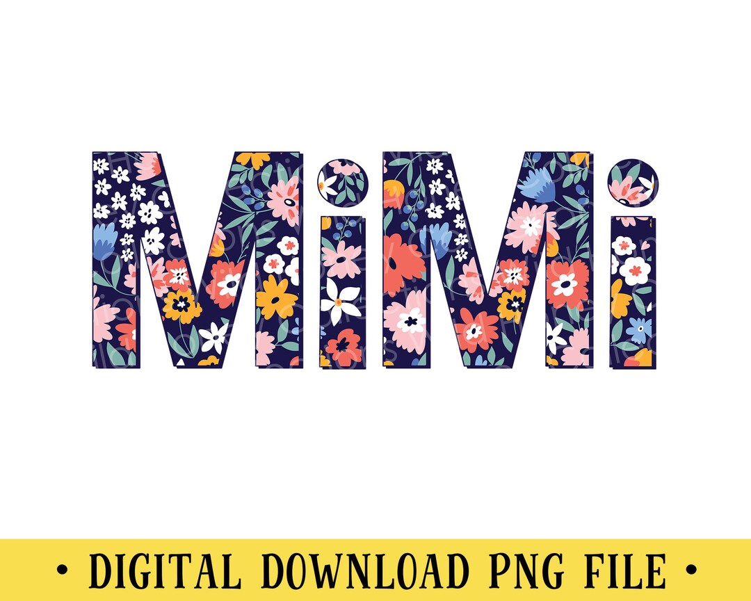 Mimi Floral Print PNG File: Spring Flower Pattern (digital Download) - Etsy