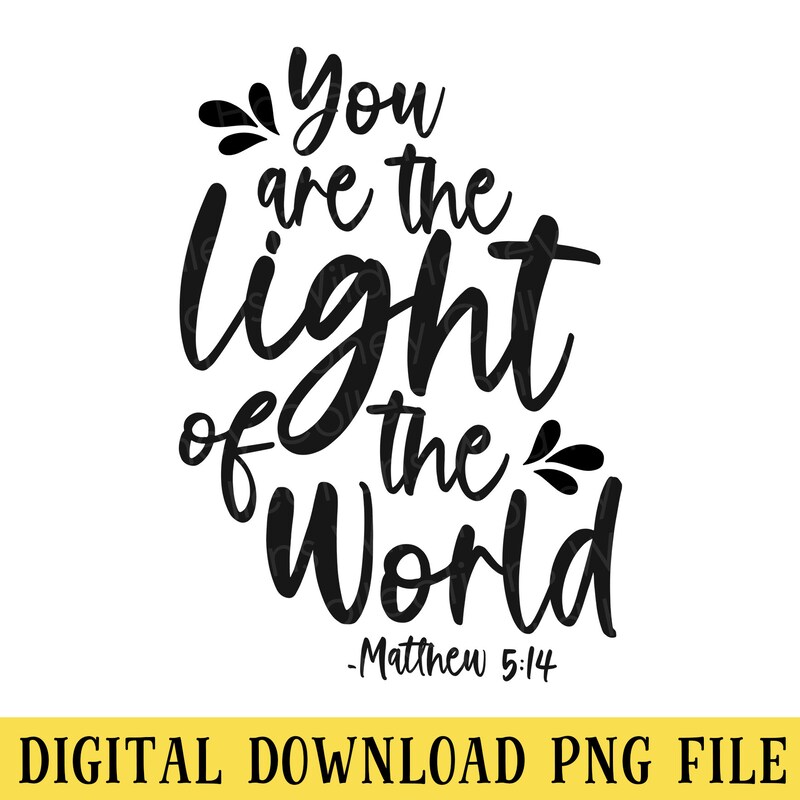 Matthew 5 14 - Etsy