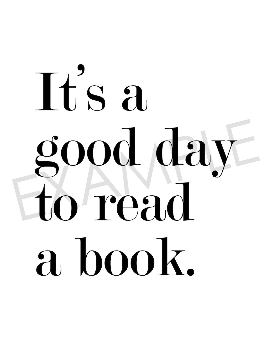 It's a Good Day to Read a Book Printable Quote Book - Etsy