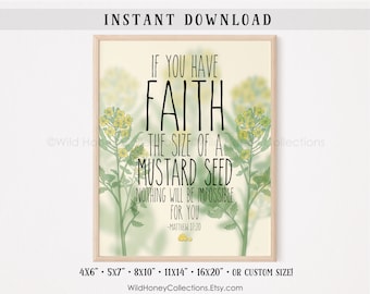 Faith the Size of a Mustard Seed - Etsy