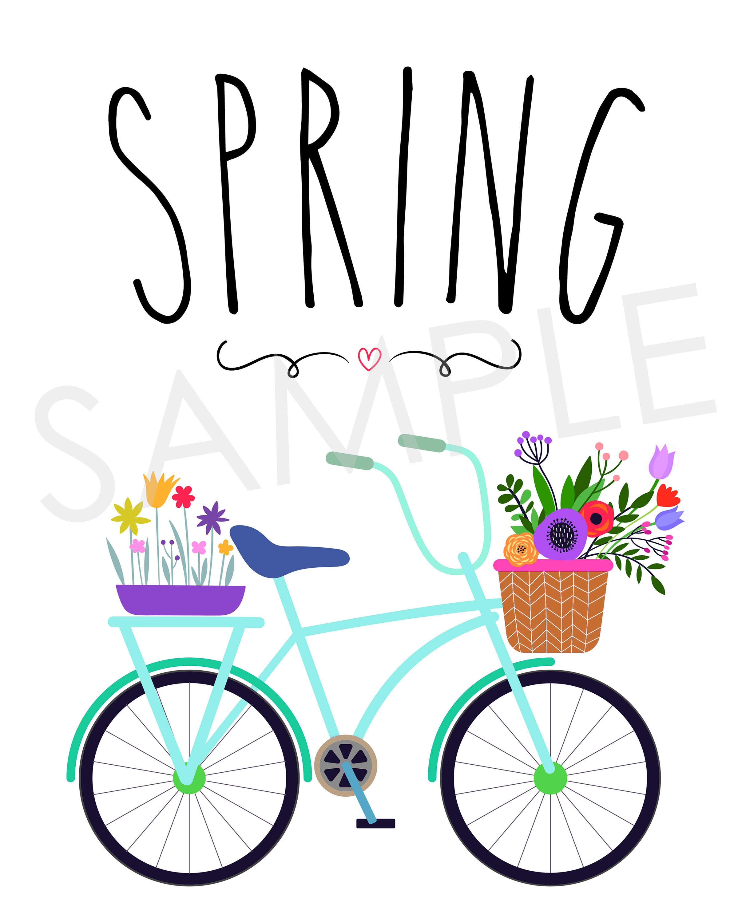 Printable Spring Decor Farmhouse Spring Printables Set of 5 - Etsy