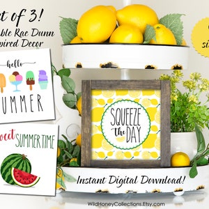 Printable Summer Decor, Hello Summer, Ice Cream, Popsicles, Sweet ...