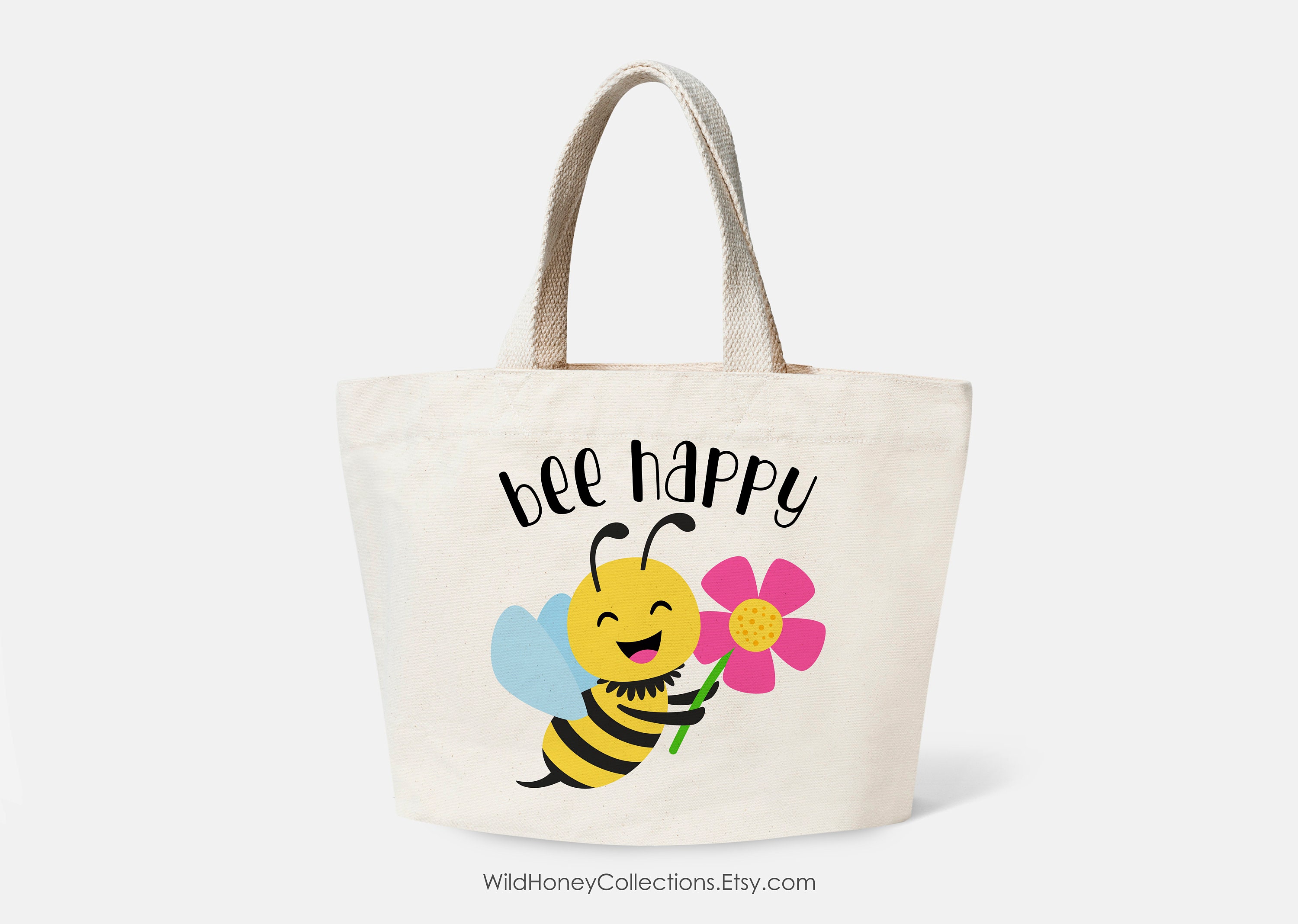 Bee Happy PNG File Cute Bee Clipart Transparent File - Etsy Canada