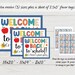 Welcome Back to School Sign & Tags Printable Sign INSTANT - Etsy