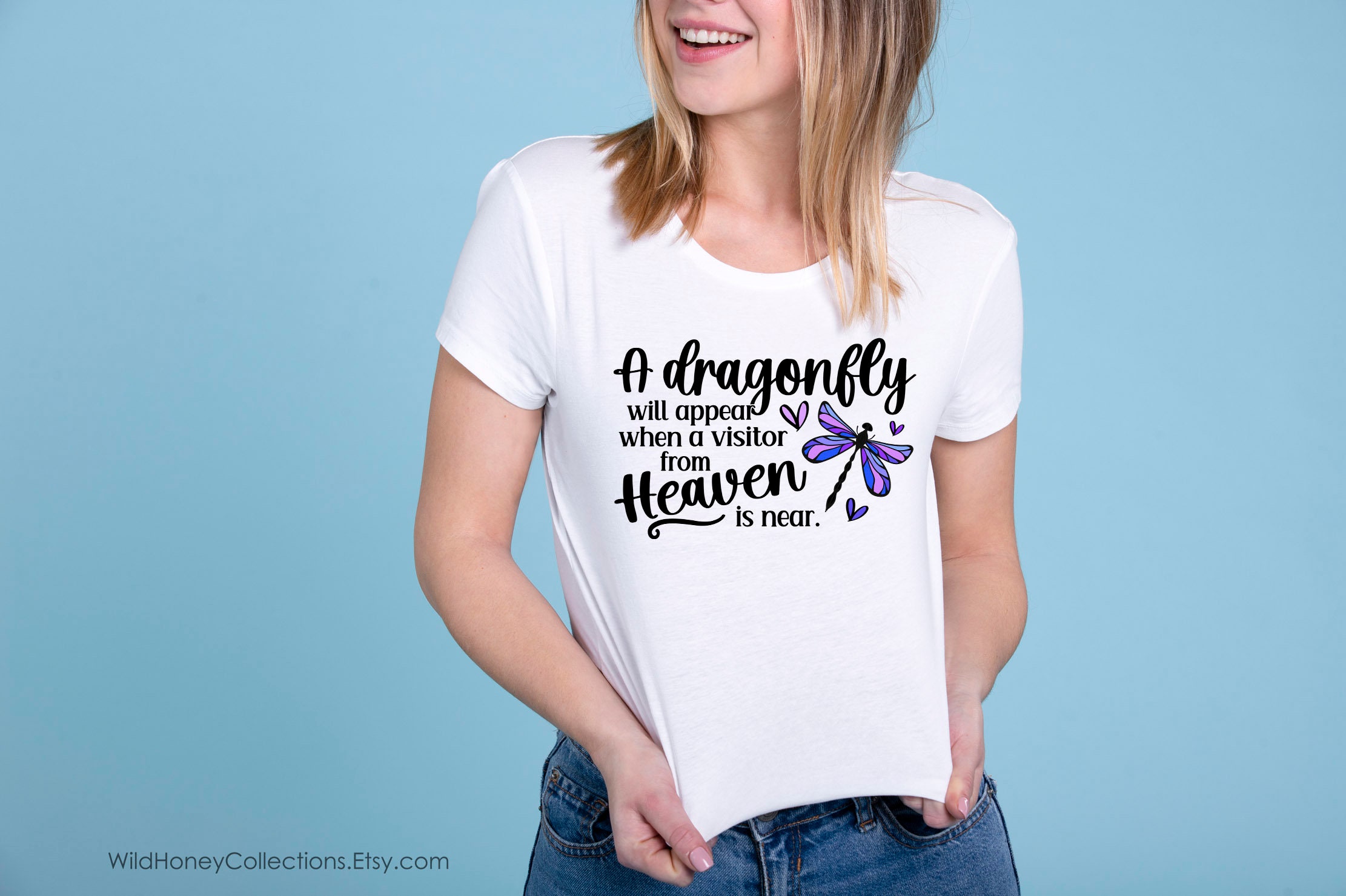 Dragonfly Angel Memorial PNG File: Grief & Mourning (digital Download ...