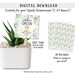 Watch Me Grow, Printable Plant Gift Tags, Baby Shower Favor Tags ...