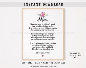 Printable Card Mimi - Etsy