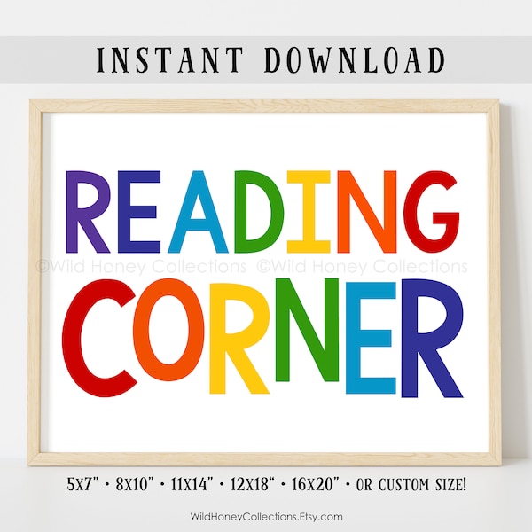 Reading Corner - Etsy