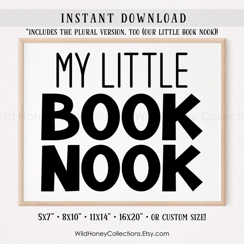 Reading Corner Sign - Etsy