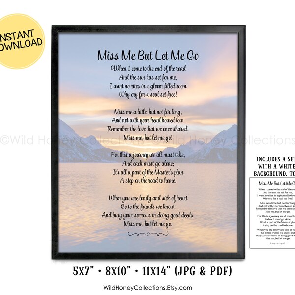 Funeral Poem - Etsy