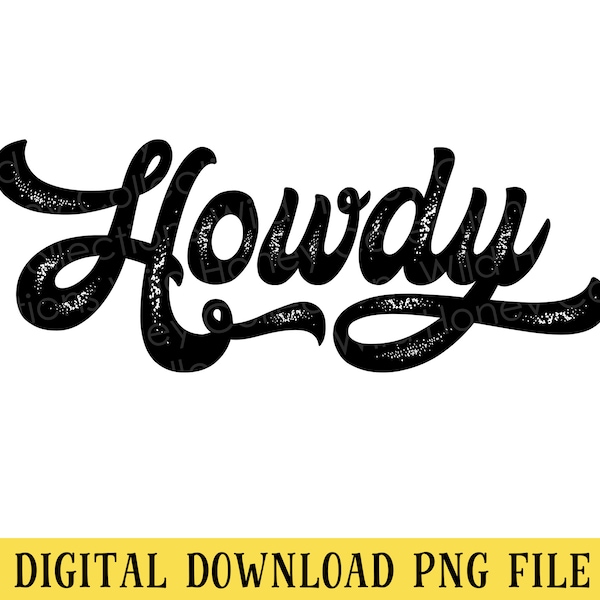 Howdy Png - Etsy Canada