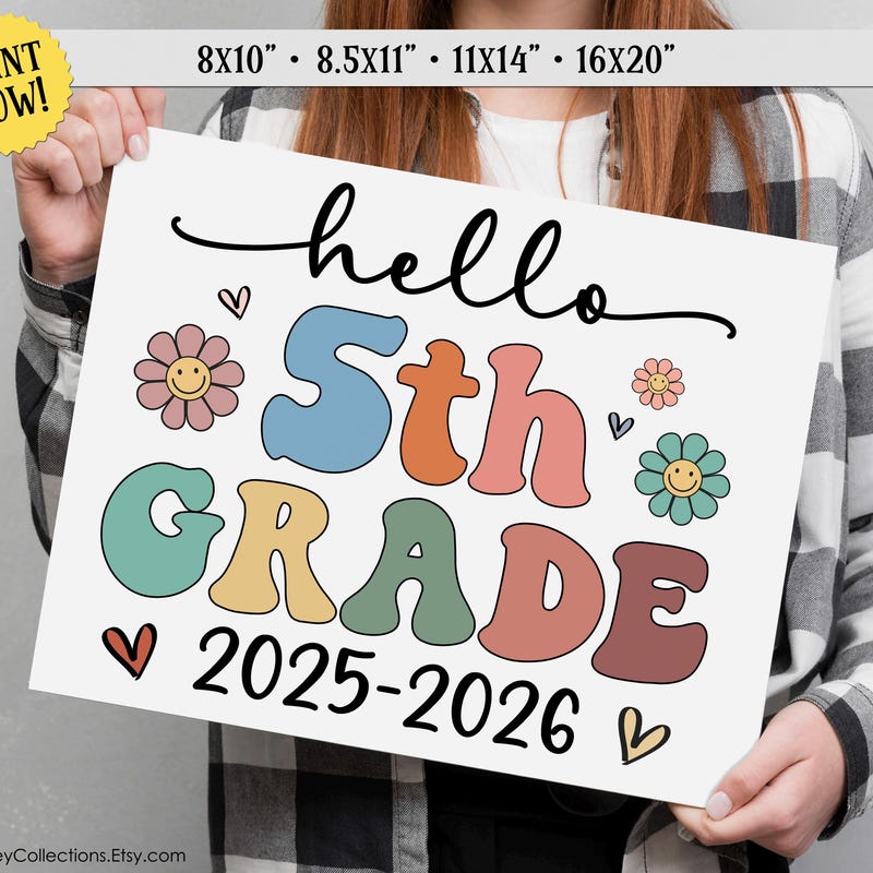 5th Grade Photo Shirt - Etsy